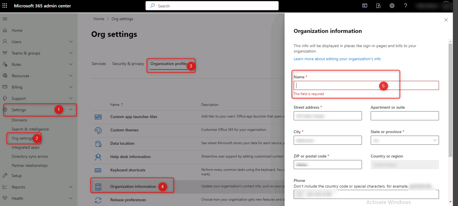 Change the display name of AAD Tenant and Office 365 portal - IT ...
