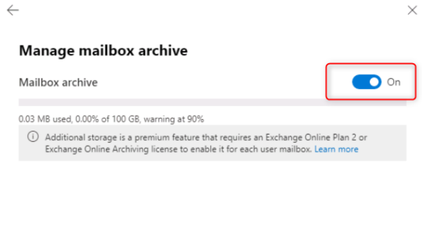 How to activate In-Place Archiving in Office 365 - IT Support Camp