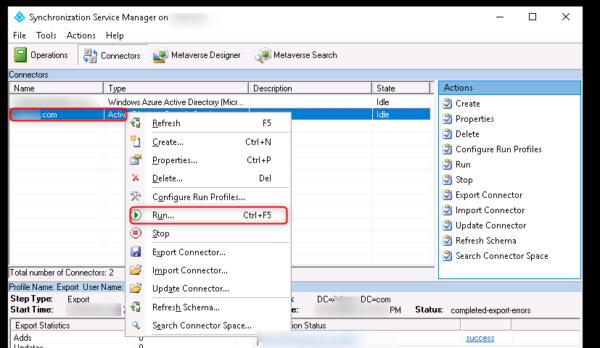 Ways to force synchronization between the local Active Directory and ...