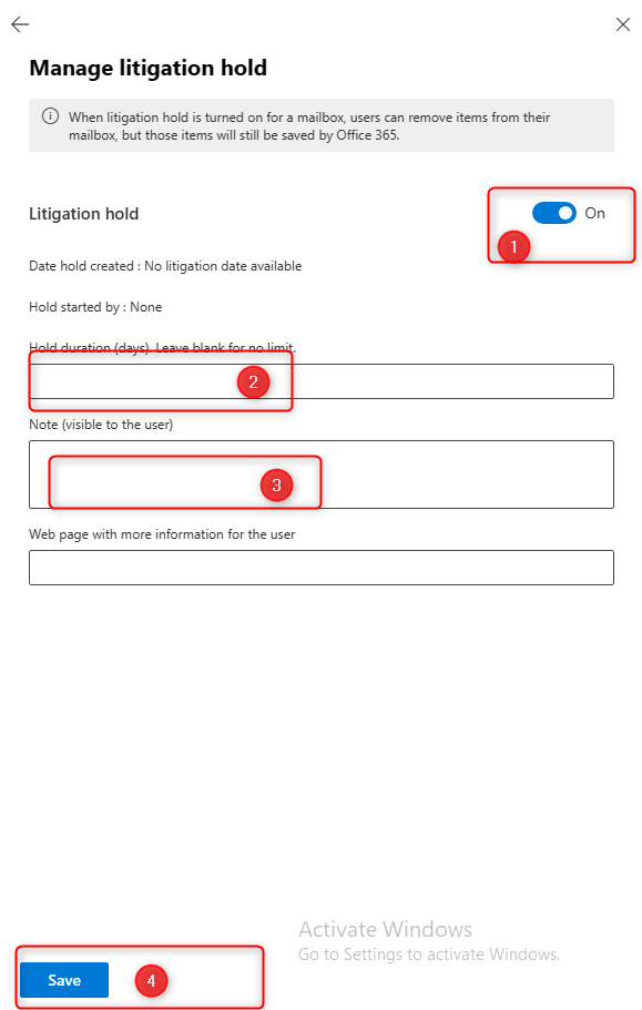 Create a Litigation Hold in the Exchange Admin Center - IT Support Camp